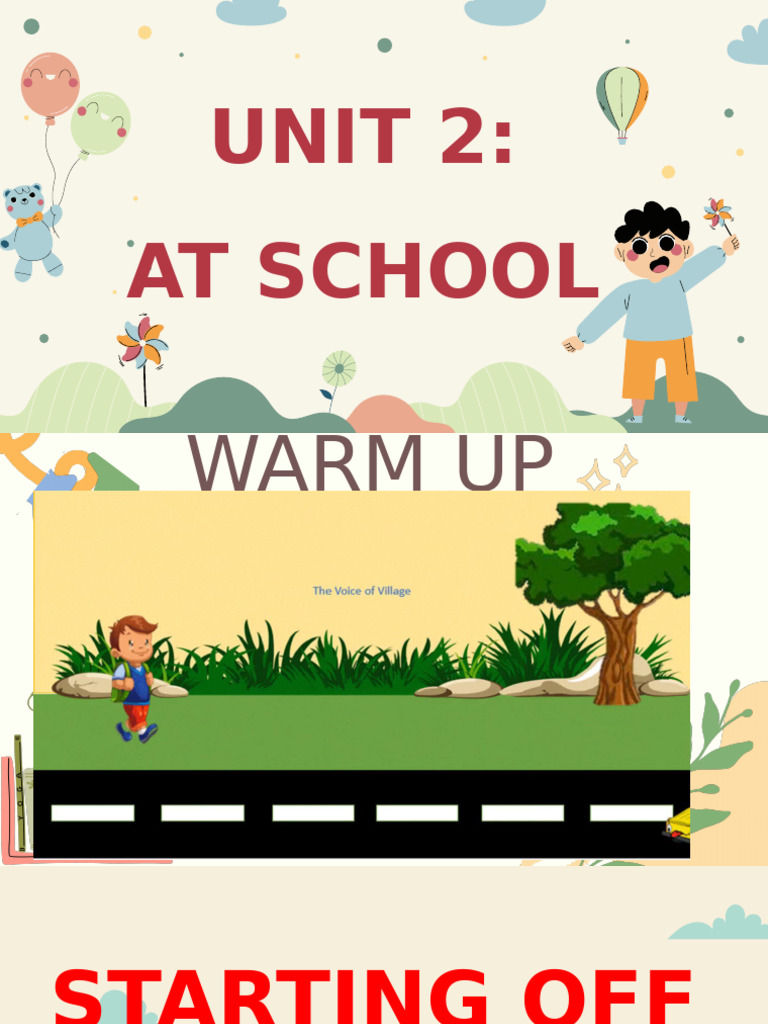 Pet Unit 2 at School | PDF