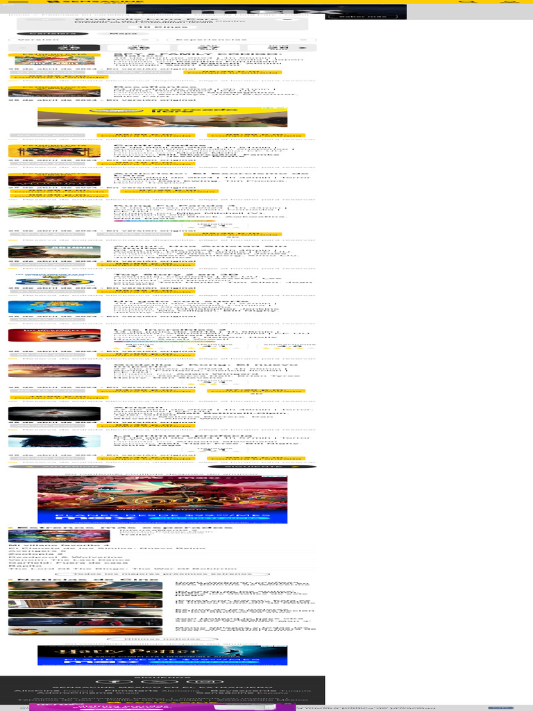 Cartelera Cinépolis Luna Parc Sesiones y Horarios - SensaCine - Com.mx | PDF