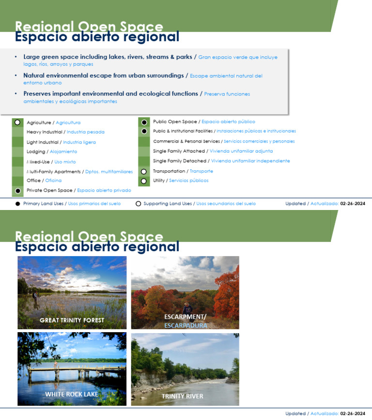Regional Open Space Land Use Overview | PDF | Science & Mathematics