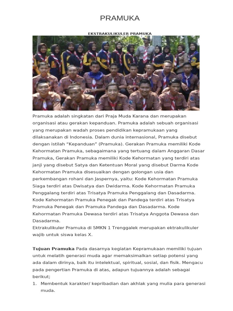 Kliping Pramuka | PDF