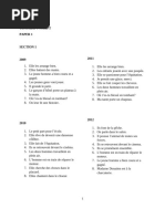 CSEC French Paper 1 Booklet (2015 - 2020) | PDF