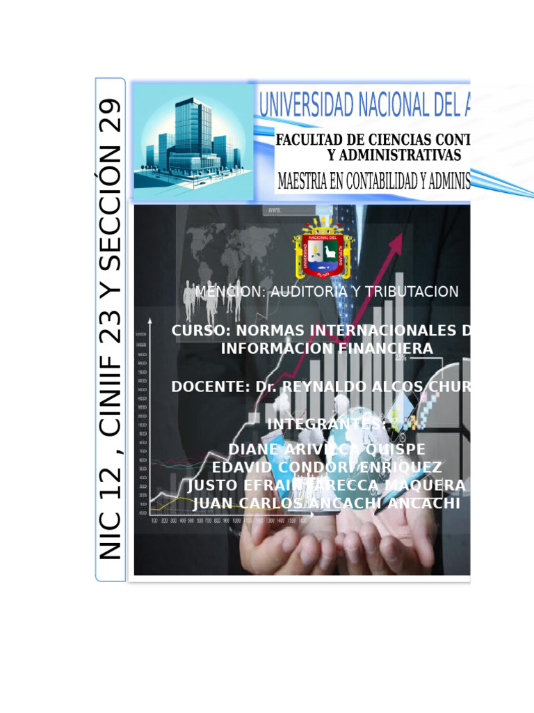 Exposición Nic 12, Ciniif 23 Seccion 29 Domingo | PDF