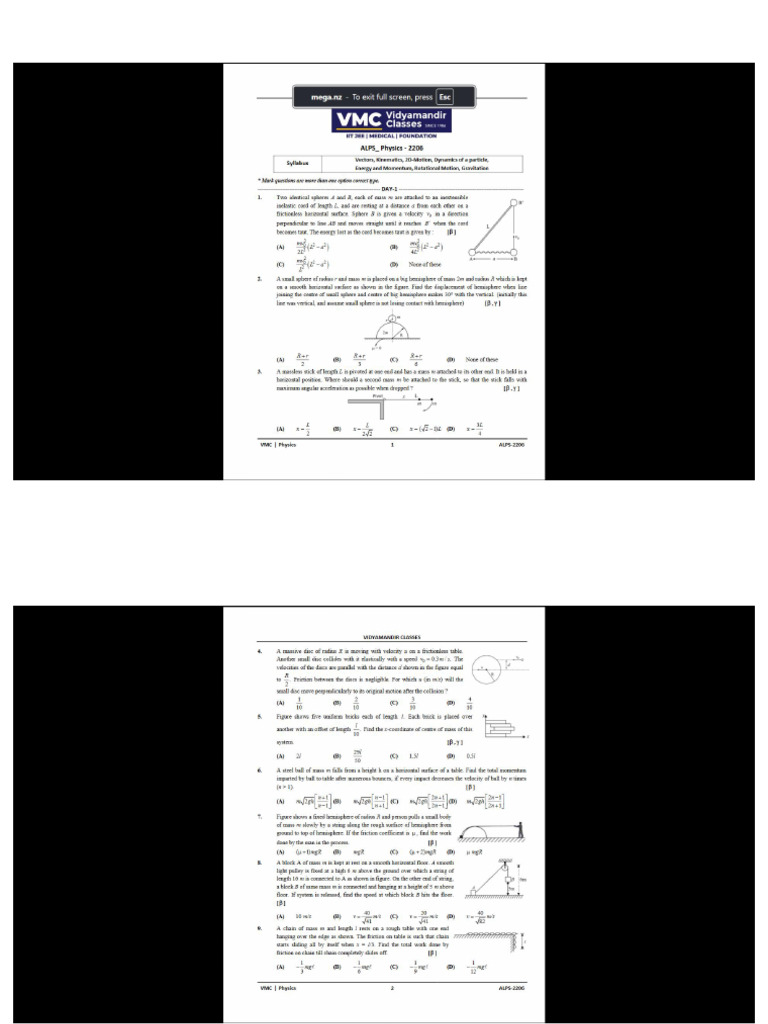 Alps Physics 3 (Extra Ques) | PDF