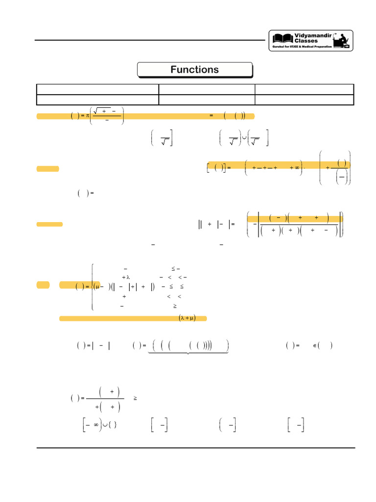 Functions - Level 3 DTS 12 | PDF