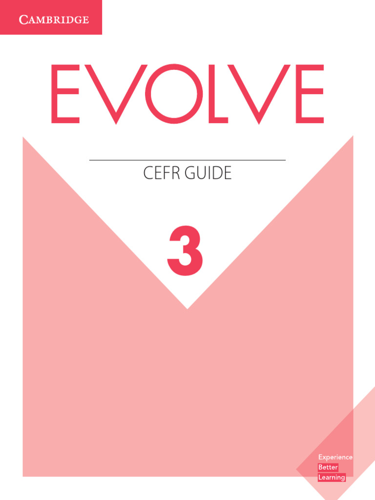 Evolve Level 3 Cefr Guide | PDF