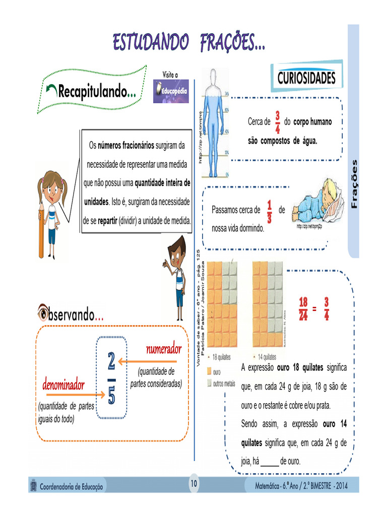 Recapitulando: Numerador Denominador | PDF