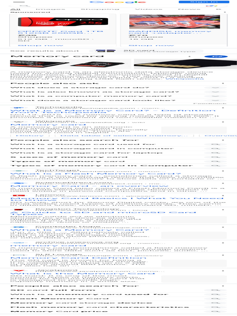 Memory Card Basics for Consumers | PDF | Computer Data Storage | Games ...