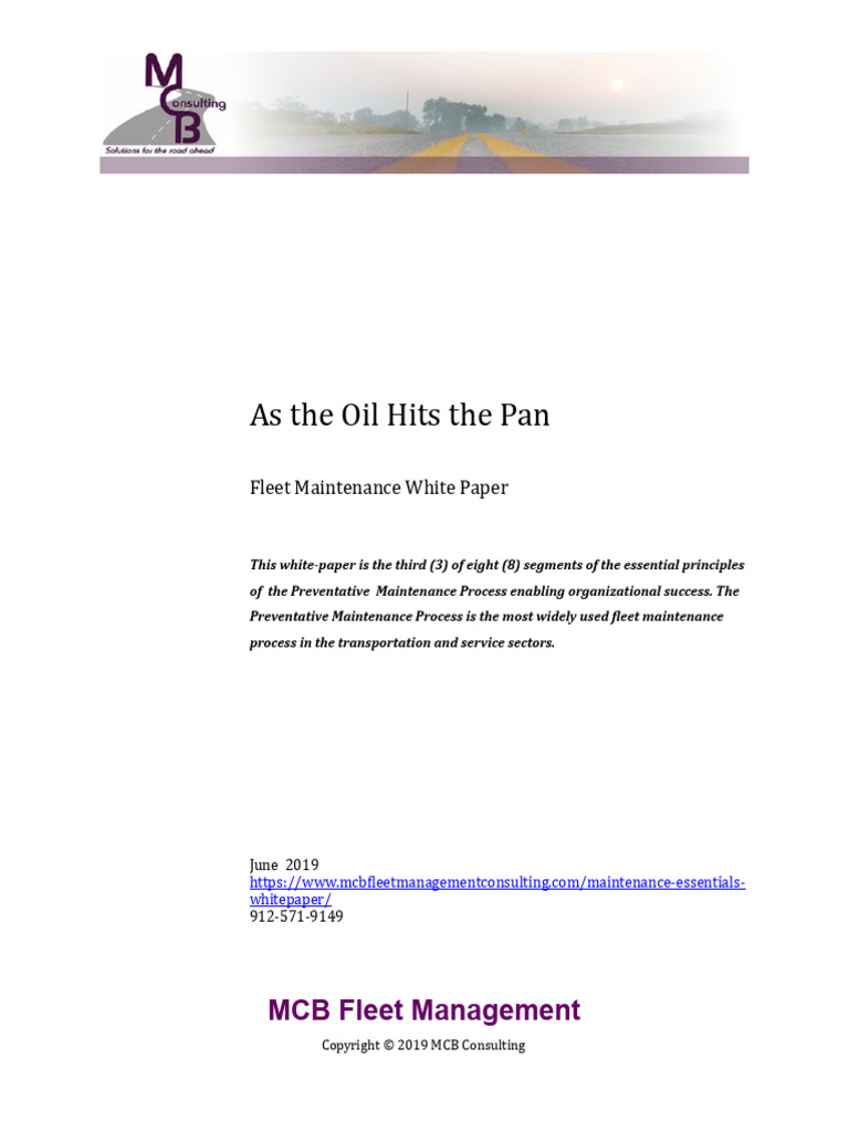 As The Oil Hits The Pan | PDF