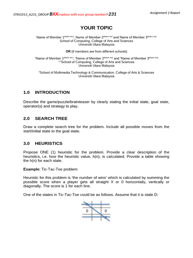 Stin1013 a231 Assignment 2 Report Template | PDF