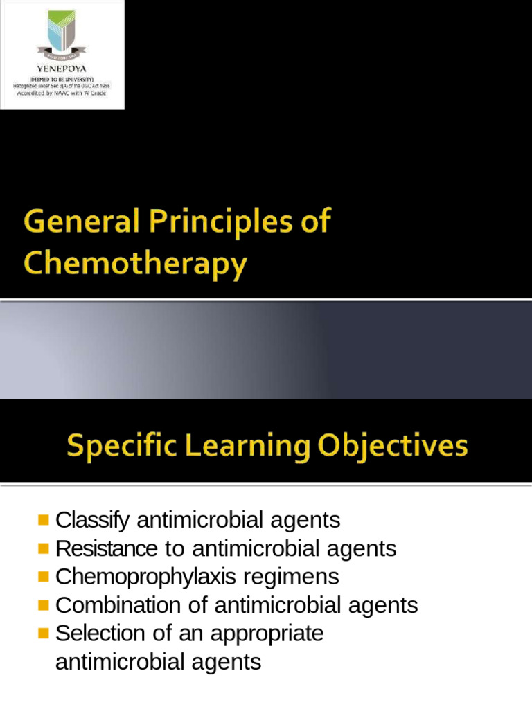 General Principles of Chemotherapy - PDF - Nadira | PDF