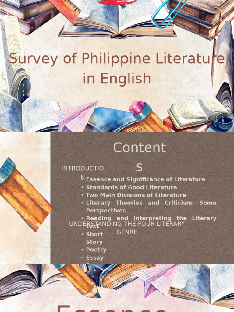 Survey of Philippine Literature | PDF