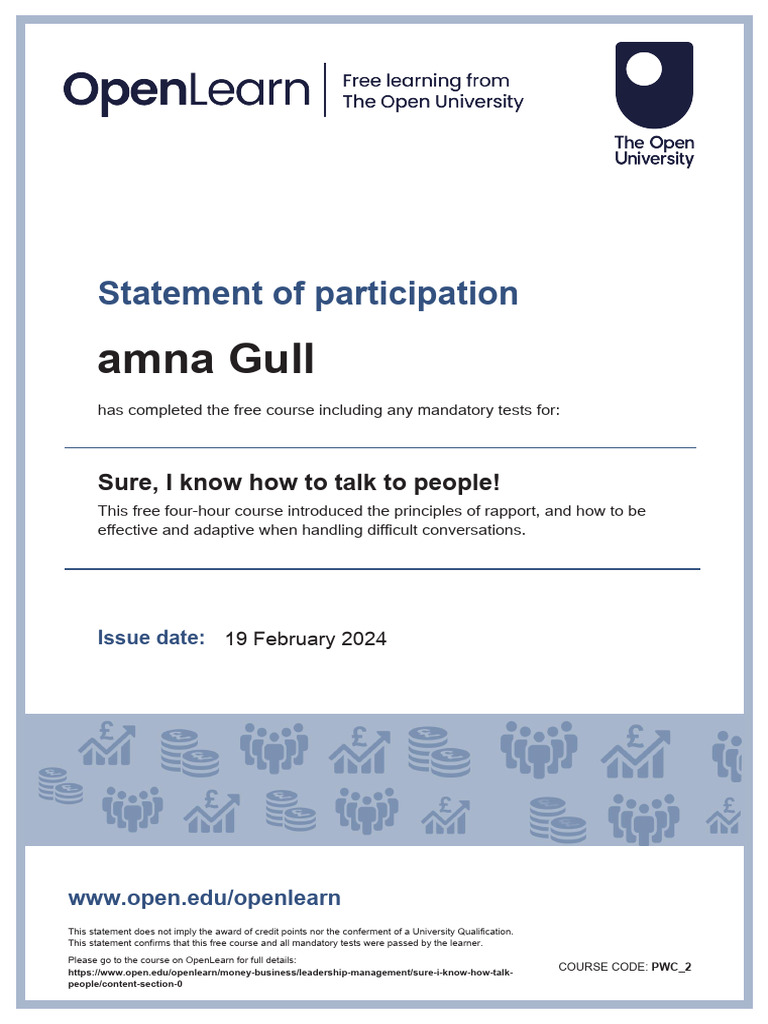 PWC 2 Statement | PDF