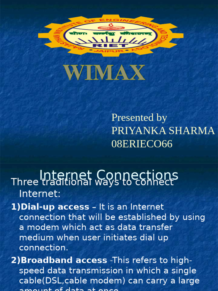 WIMAX | PDF