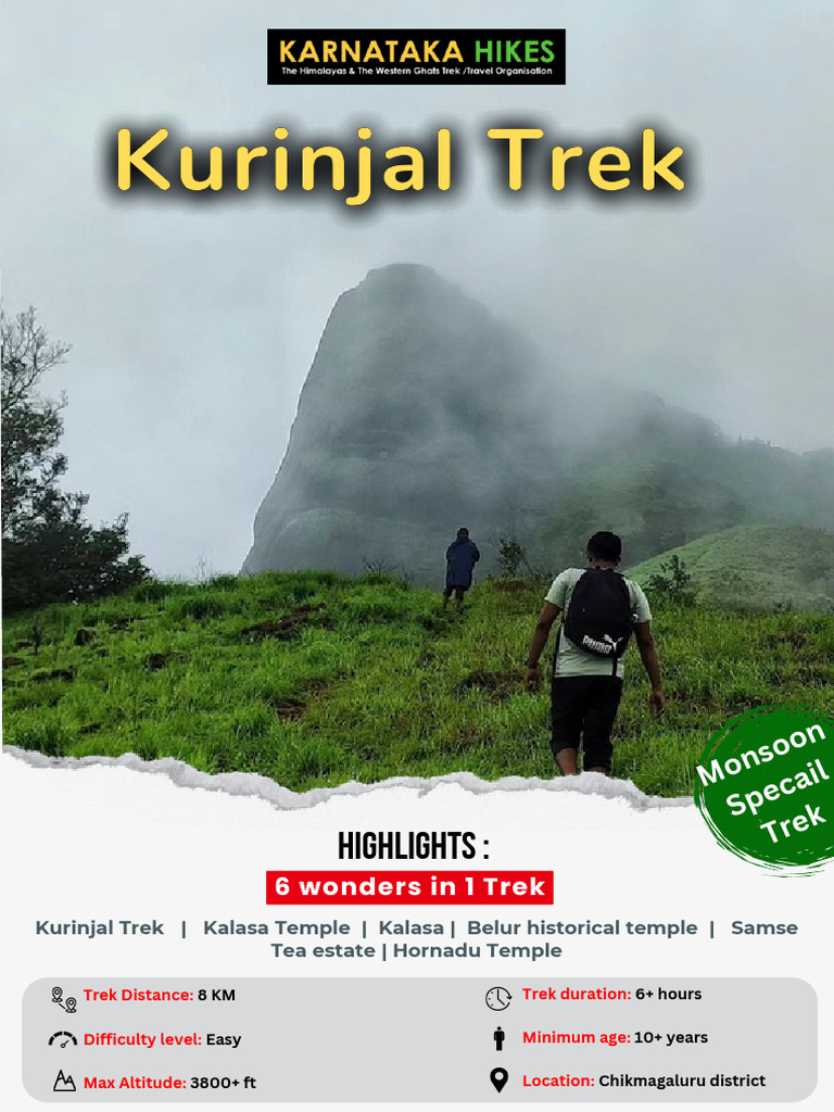 Kurinjal Trek q614 Karnataka Hikes | PDF
