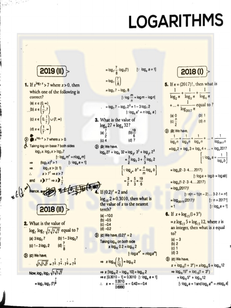 8 Logarithm | PDF