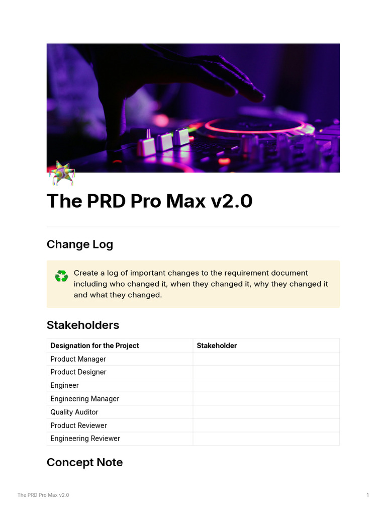 PRD Pro Max v2 1722623166 | PDF | Computing | Business