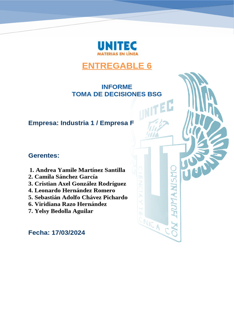 Entregable 6. | PDF
