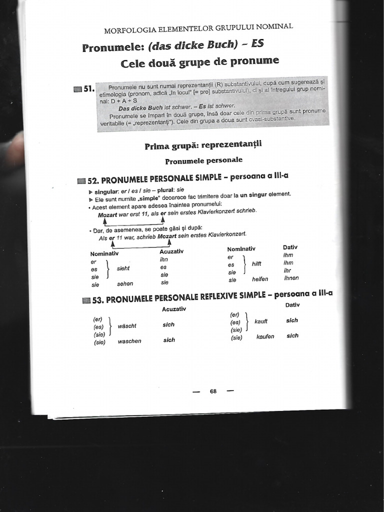 Pronume Partea 1 | PDF