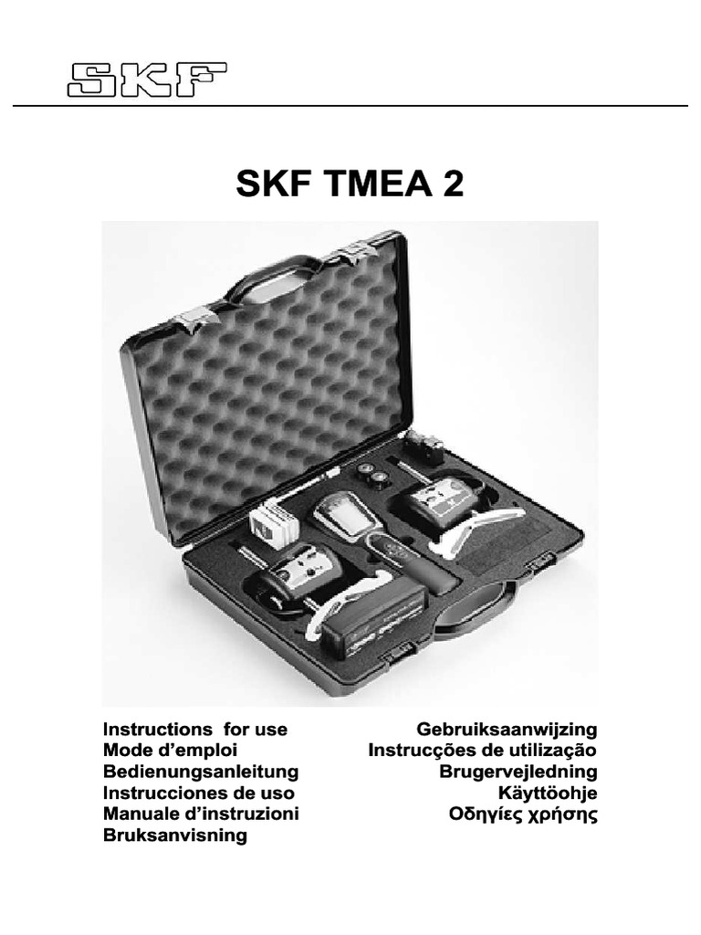 SKF TMEA 2 Laser Shaft Alignment Tool TMEA2 Product Manual | PDF SKF TMEA 2 Laser Shaft Alignment Tool TMEA2 Product Manual | PDF