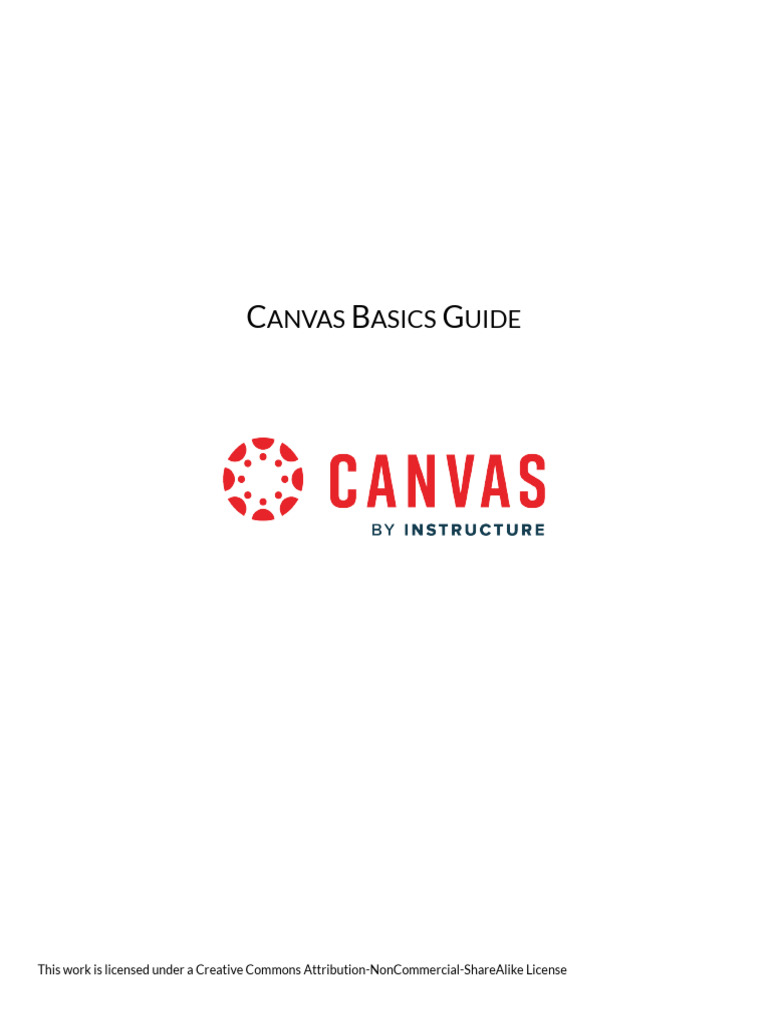 Canvas Basics Guide | PDF