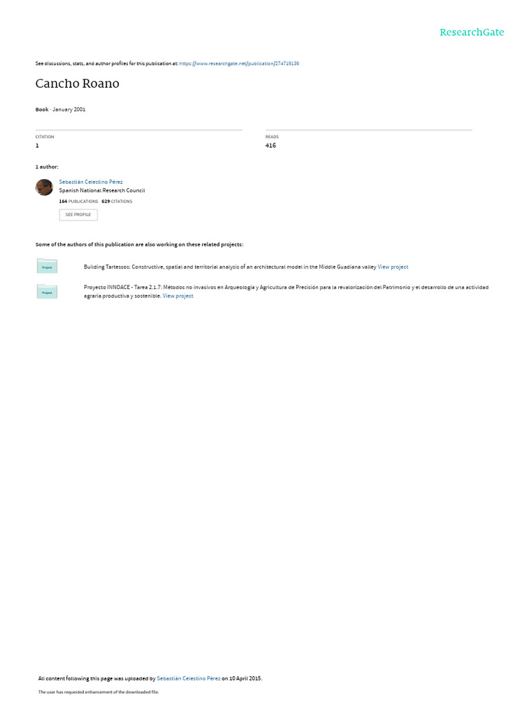 Guia Cancho Roano | PDF