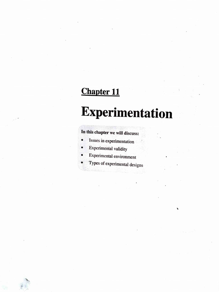 Experimental Research Design | PDF | Experiment | Science