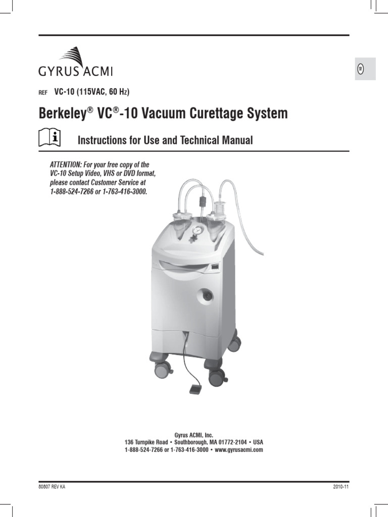 berkeley_vc_10_suction_pump_manual | PDF