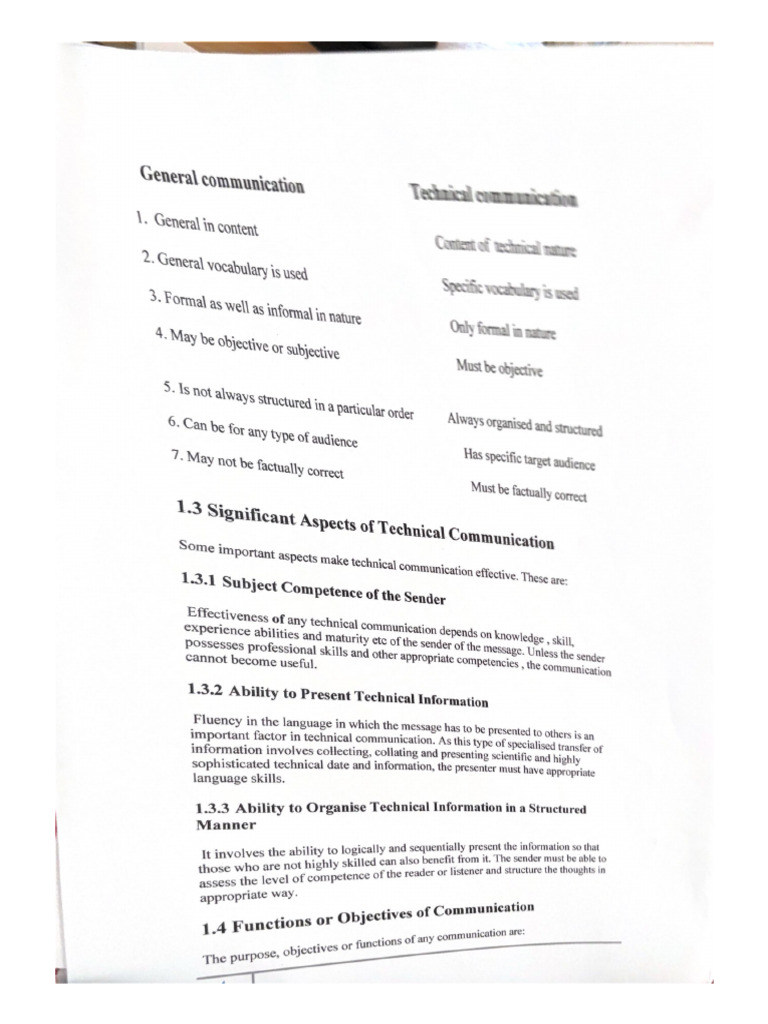 General Communication | PDF