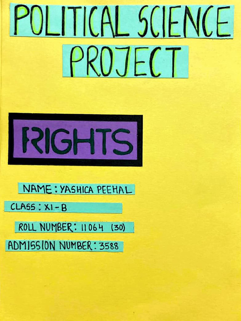 Political Science Project | PDF