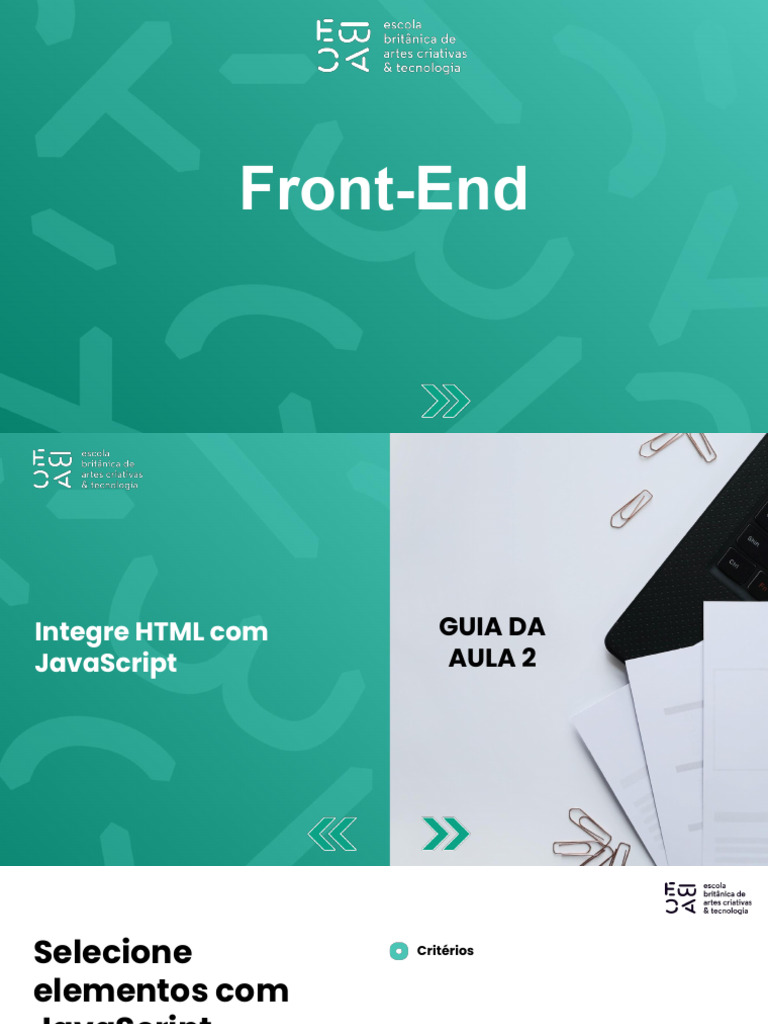 Profissão Desenvolvedor Full Stack - FrontEnd M7 A2 | PDF