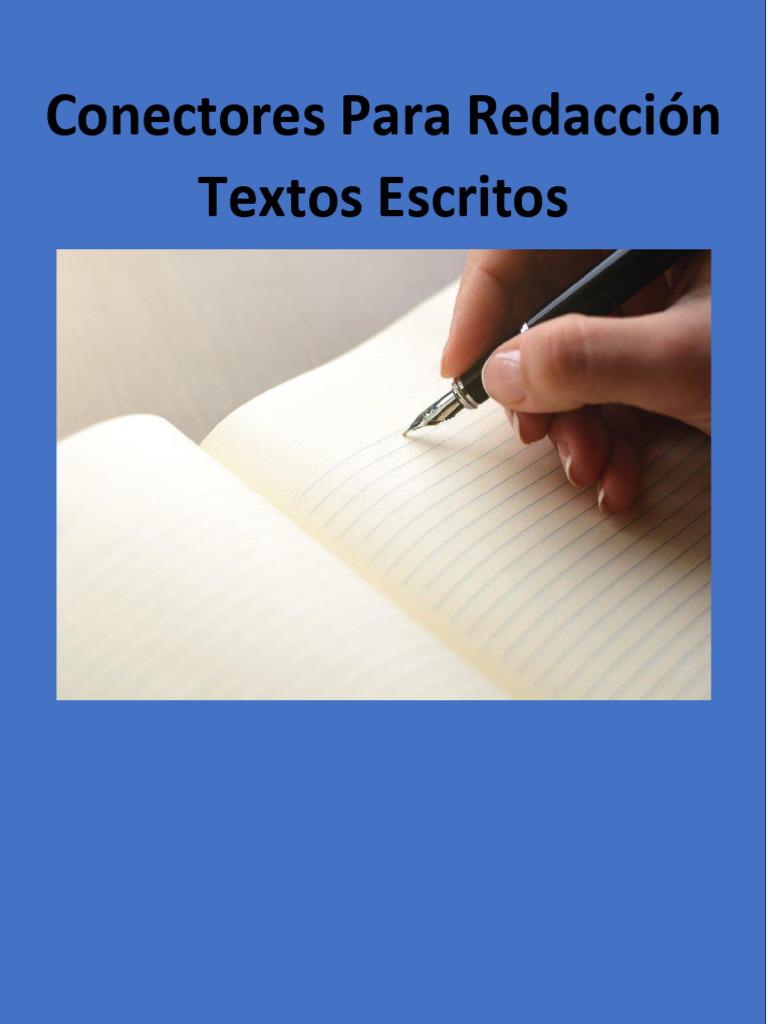 4 Conectores para Redaccion de Textos Parte 4 | PDF 4 Conectores para Redaccion de Textos Parte 4 | PDF