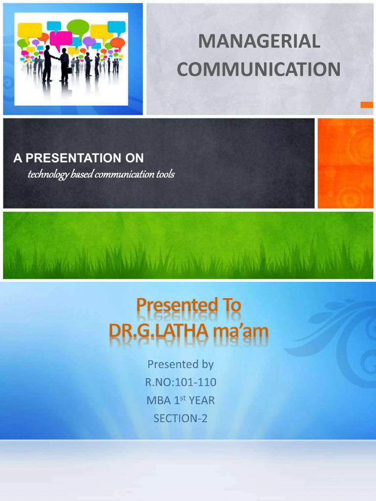 Managerial Communication | PDF