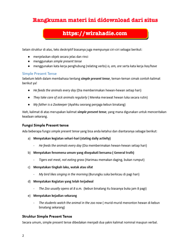 Chap 7. My Uncle Is A Zoo Keeper - Docx-2 | PDF