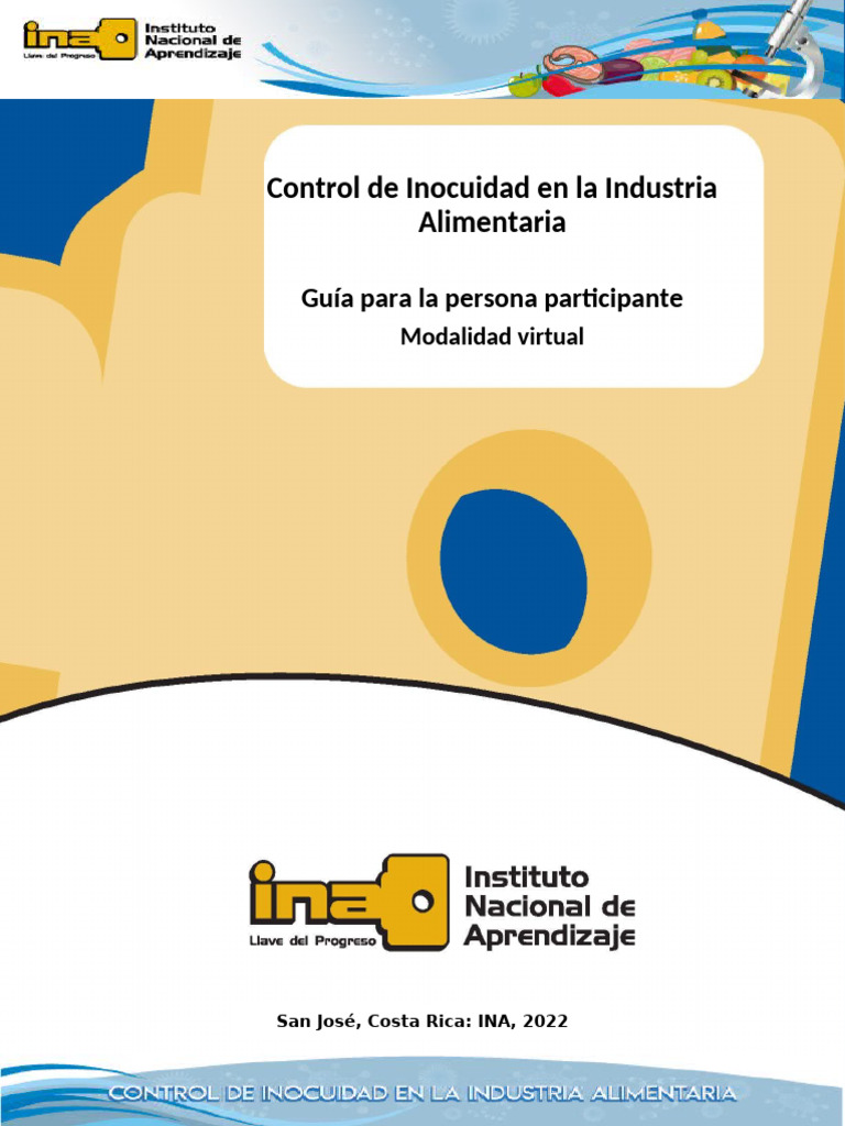 Guia de La Persona Participante - Control de Inocuidad | PDF