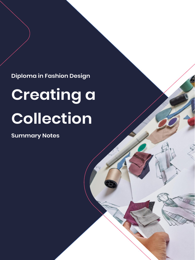 Fashion Design Lesson 20 Notes | PDF
