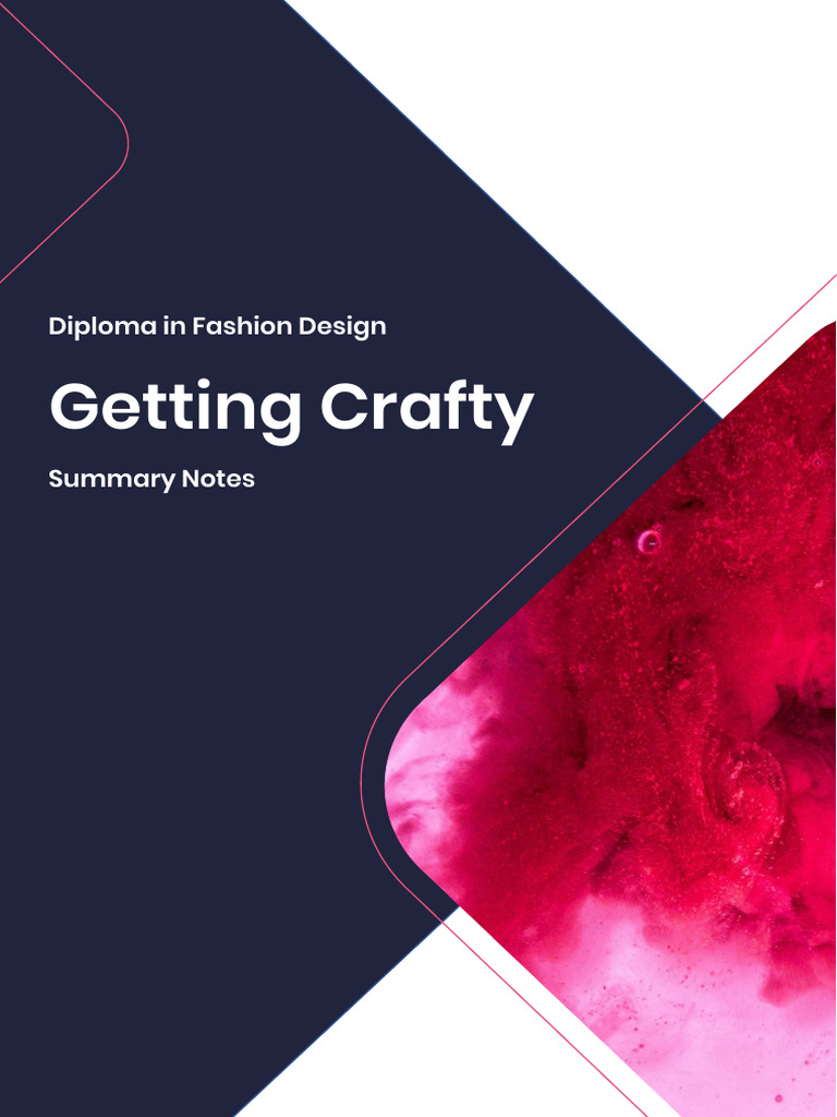 Fashion Design Lesson 19 Notes | PDF