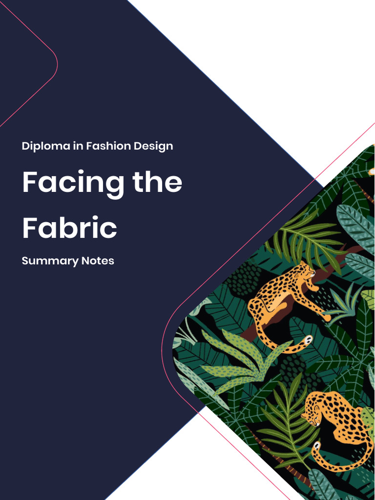 Fashion Design Lesson 14 Notes | PDF