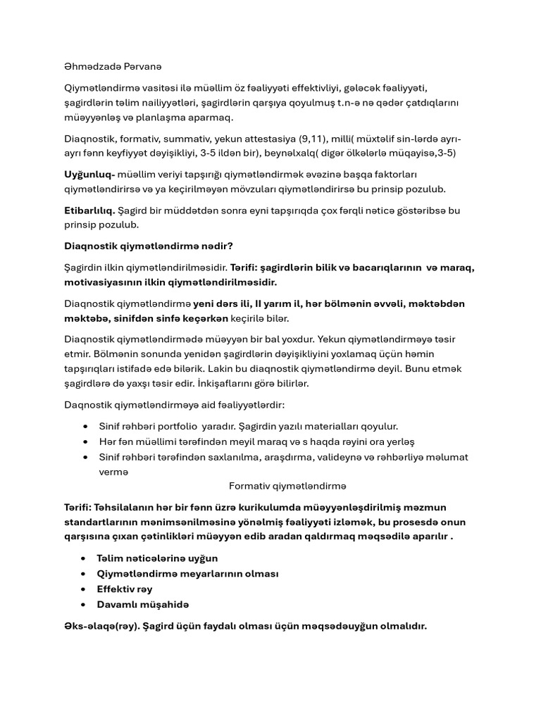 Dioqnostik J Formativ | PDF