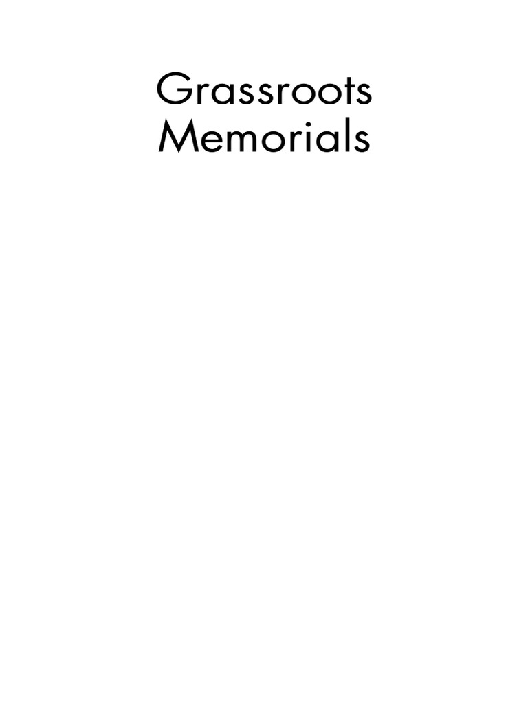 Grassroots Memorials | PDF