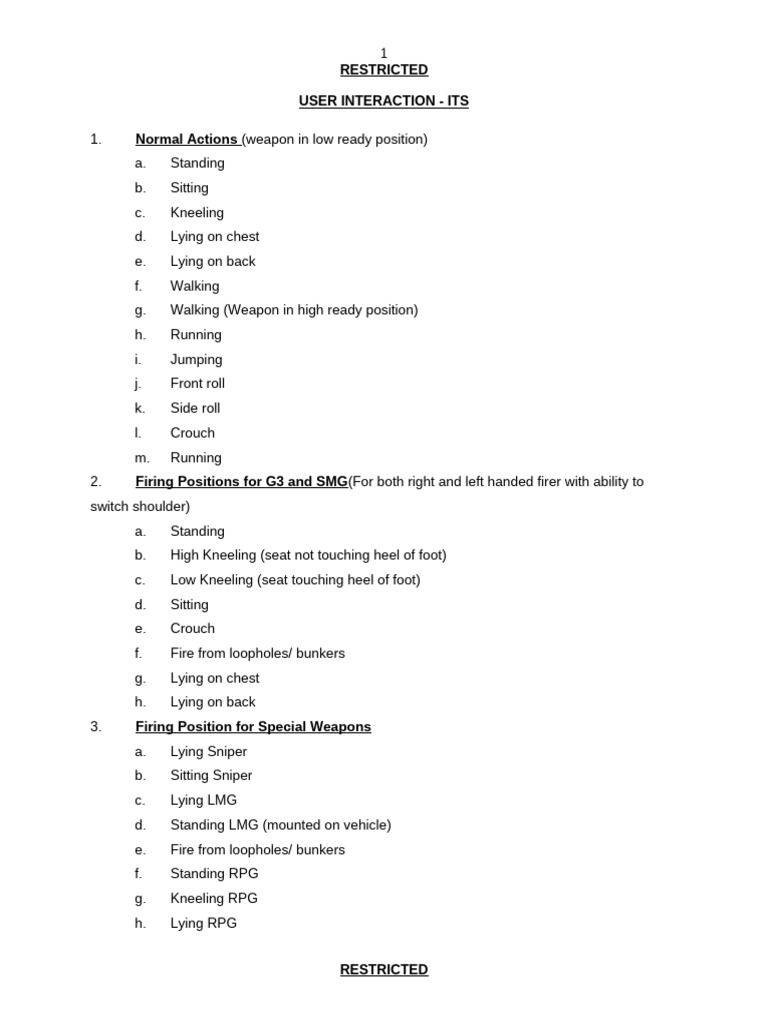 User Interactions - Types of Mov | PDF