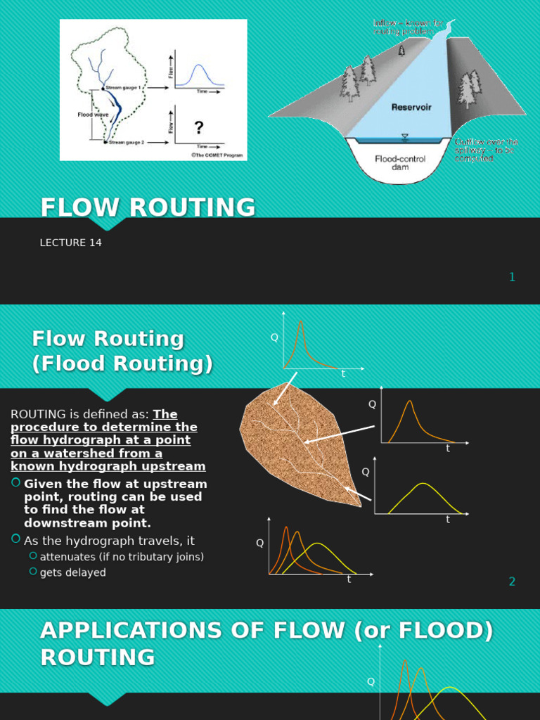 Lecture 14_Flow routing-1 | PDF