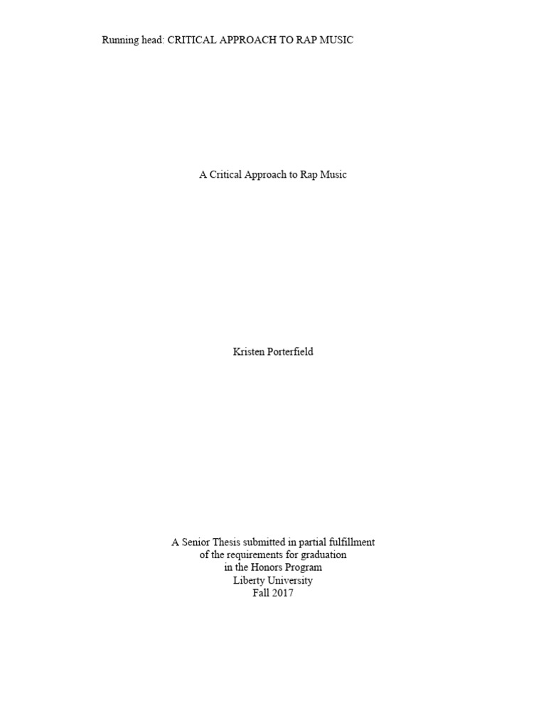 Evolution of rap | PDF