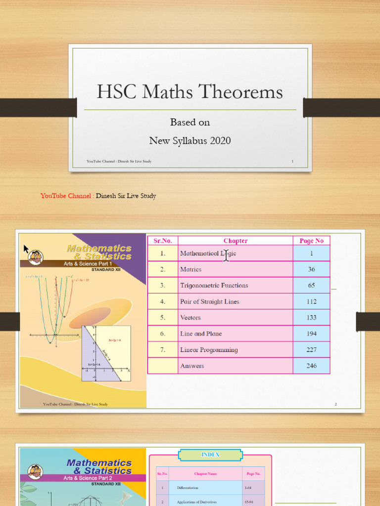 Mathematics Theorems | PDF