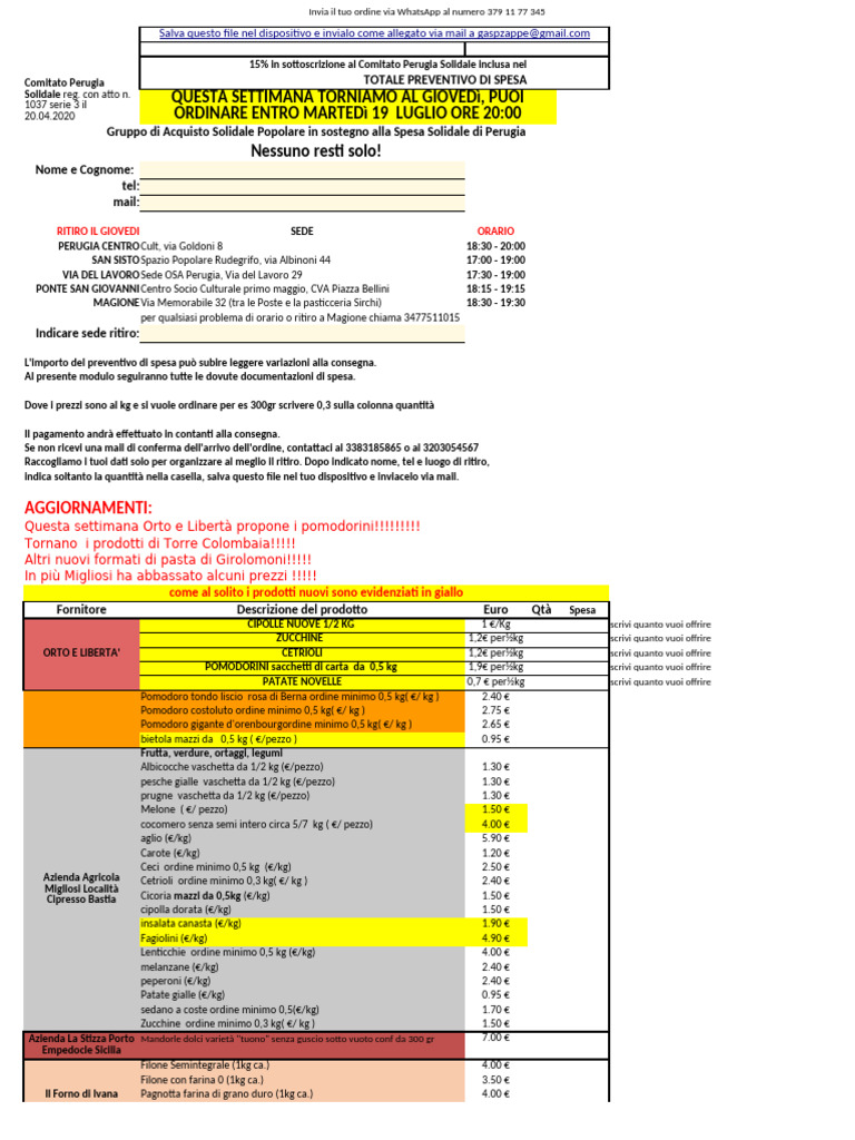 Listino 21 Luglio | PDF