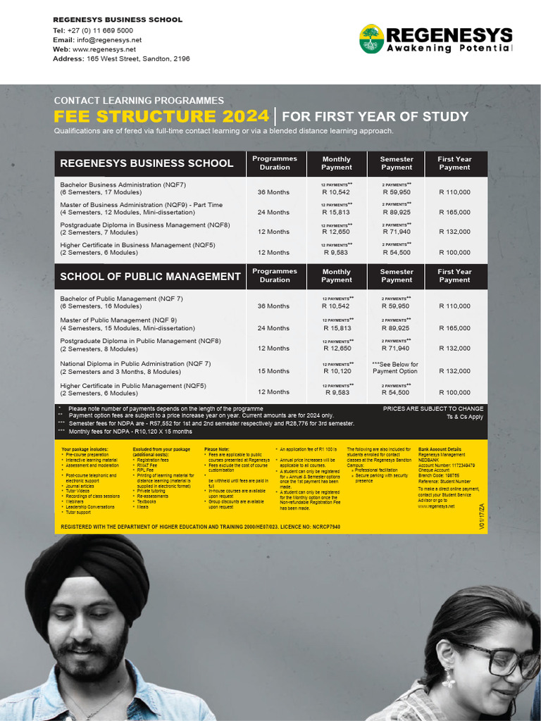 RBS Fee Structure 2024 | PDF
