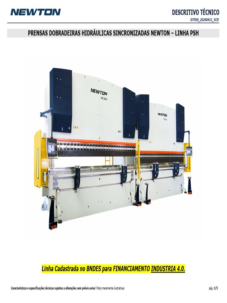 Descritivo Linha PSH - Custom - 20240411 | PDF