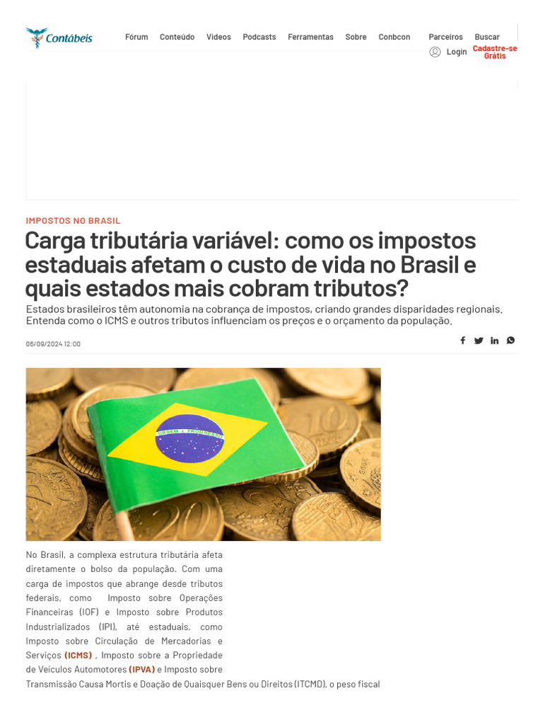 Carga Tributária Variável | PDF