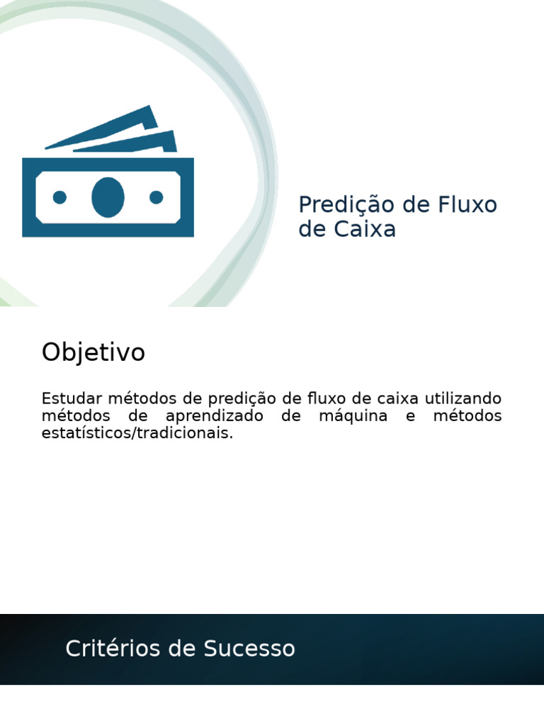 Predi o de Fluxo de Caixa | PDF