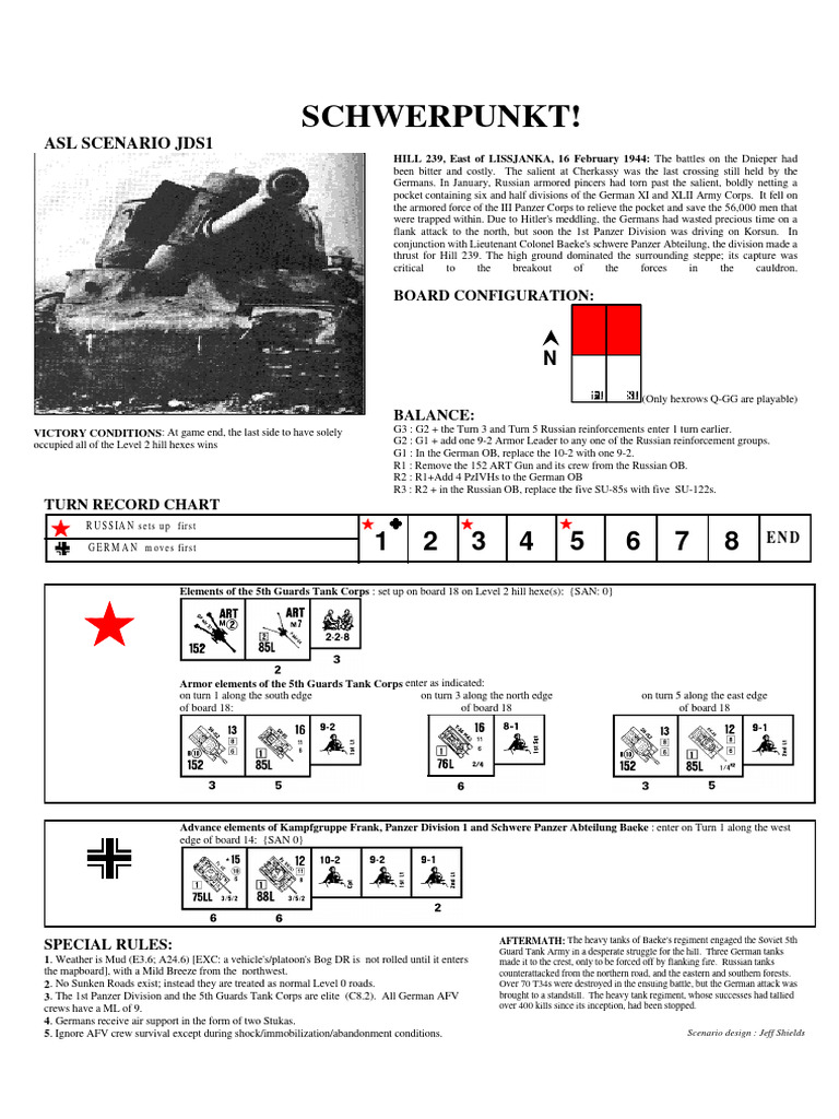 Escenario ASL: Hill 239, 1944 | PDF