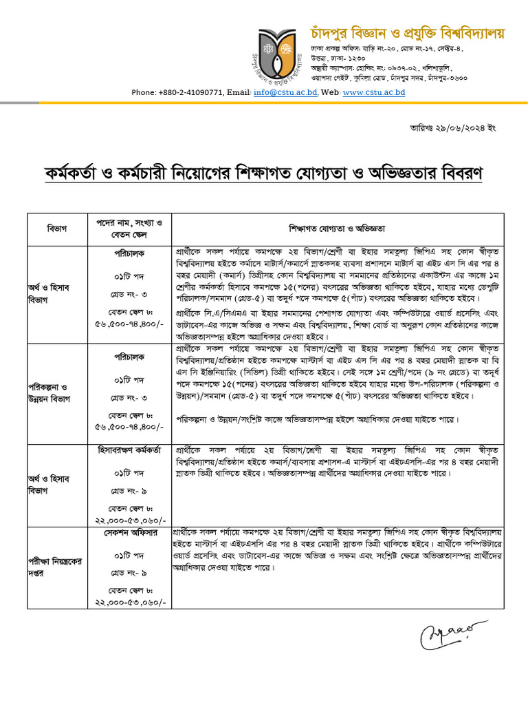 202407 Officer Staff Qualification | PDF